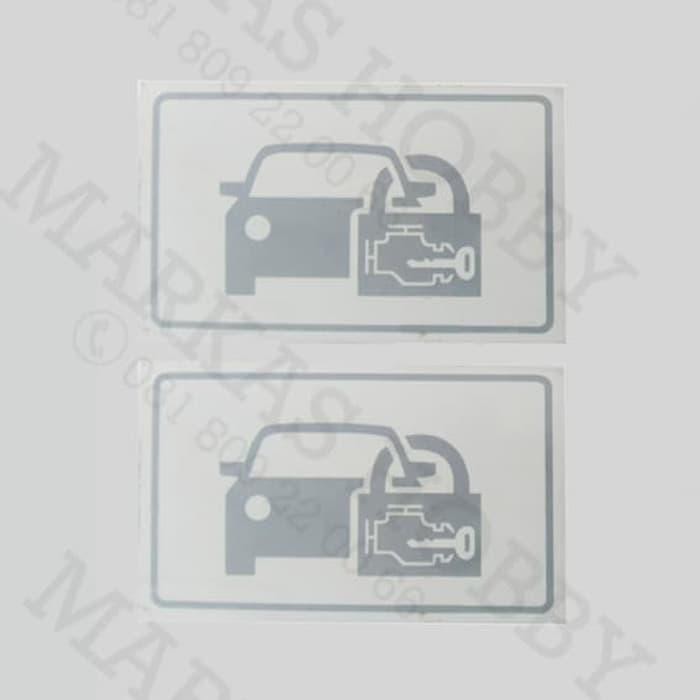 Jual Stiker / Sticker Warning Engine Lock Transparan | Shopee Indonesia