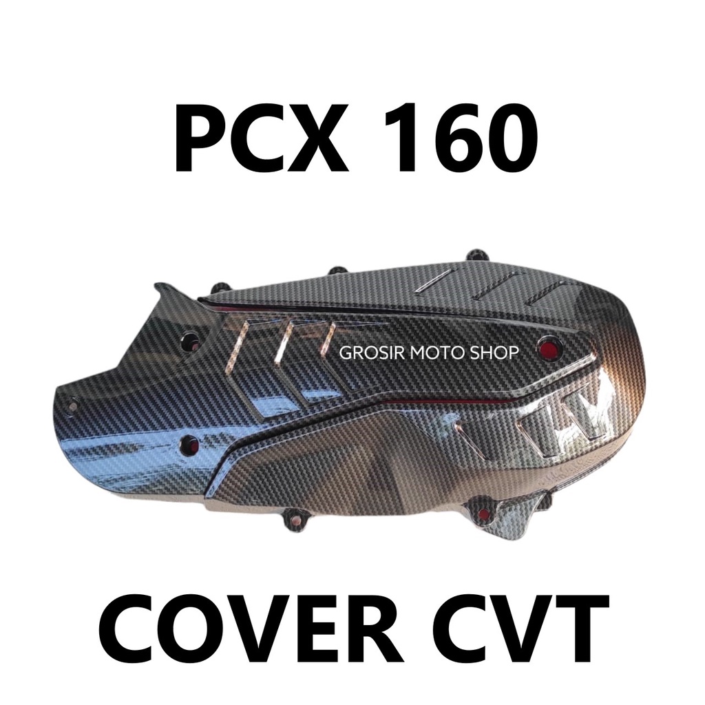 Jual Cover CVT PCX 160 Carbon Cover CVT Carbon PCX 160 Tutup CVT PCX ...