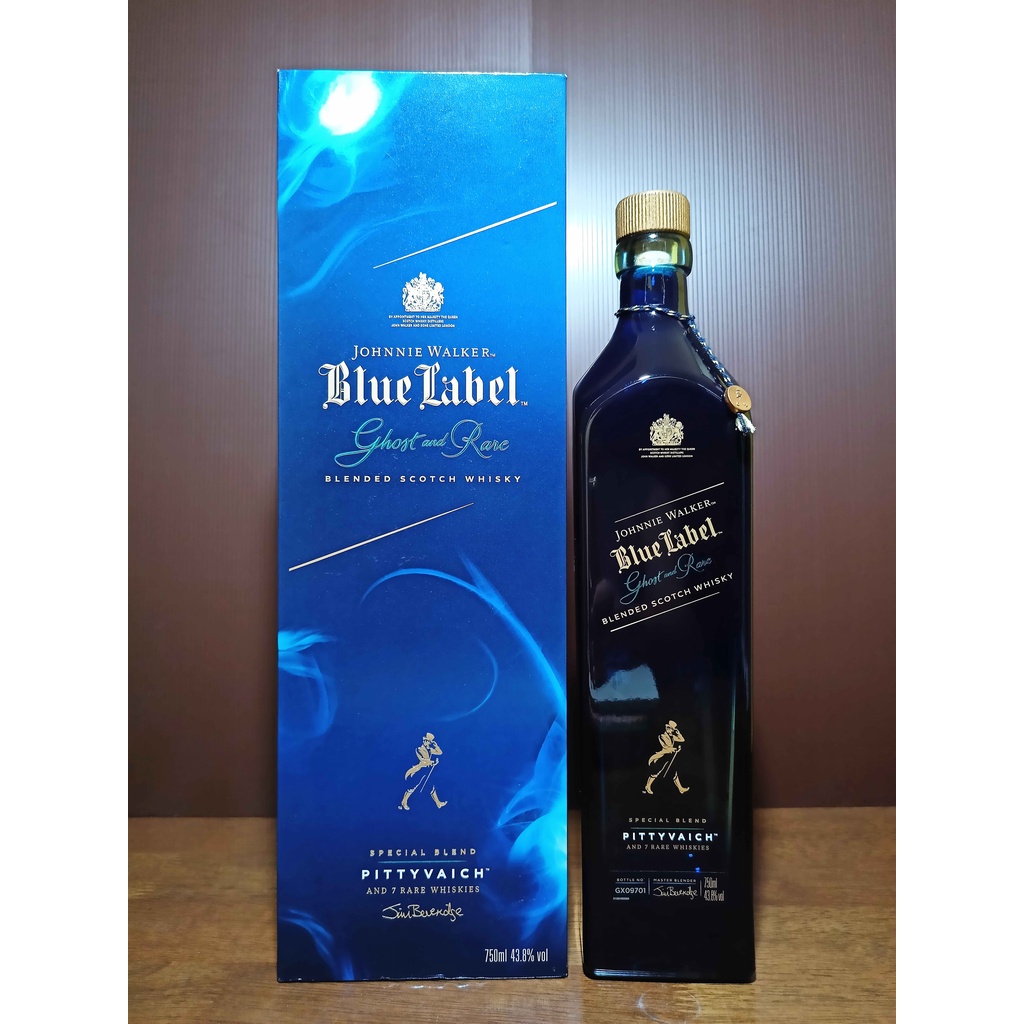 Jual Botol bekas Johnnie Walker Blue Label Ghost & Rare 750 ML + Box ...