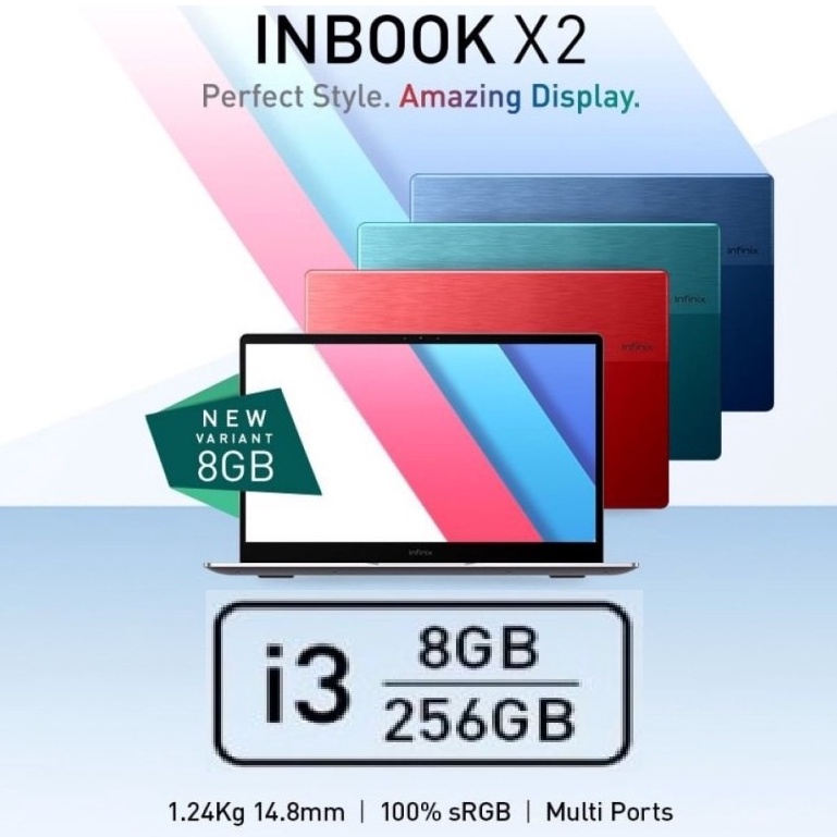Jual INFINIX X2 - i3 GEN 11 - 8GB - 256GB SSD - 14"FHD 100% sRGB ...