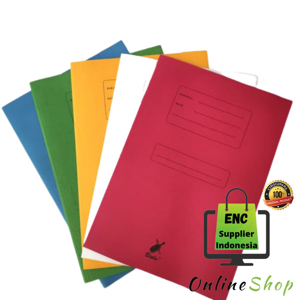Jual 10 pcs biola 5001 Stopmap f4 kertas snel buffalo warna map folio ...