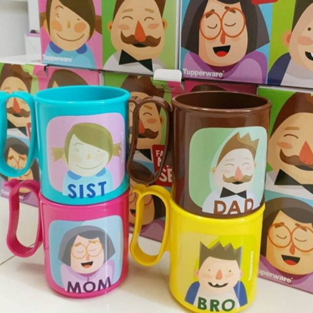 Jual Family Mug Set (4pcs) | Shopee Indonesia