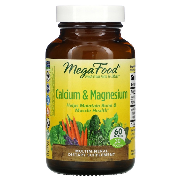 Jual MegaFood Calcium & Magnesium 60 Tablets | Shopee Indonesia