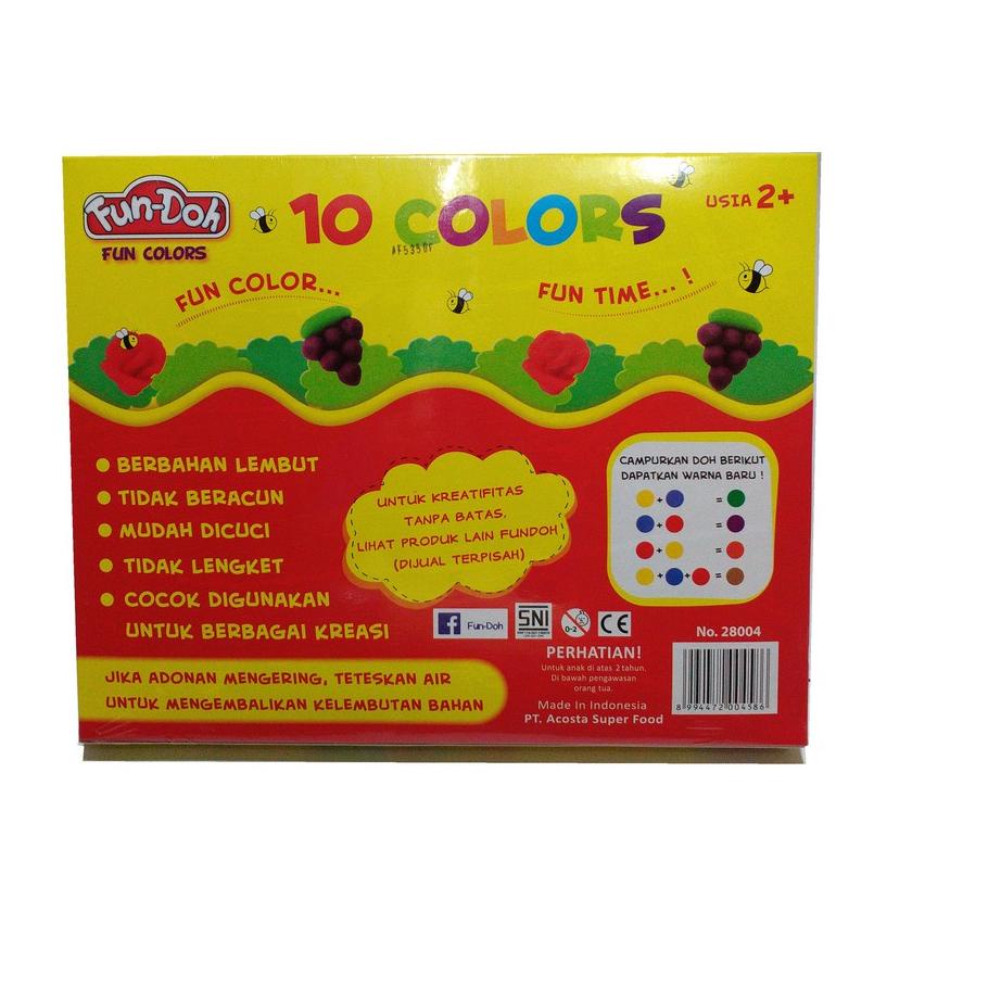 Jual Jangan Ragu Order Fun Doh refill isi 10pcs / Fundoh$ | Shopee ...