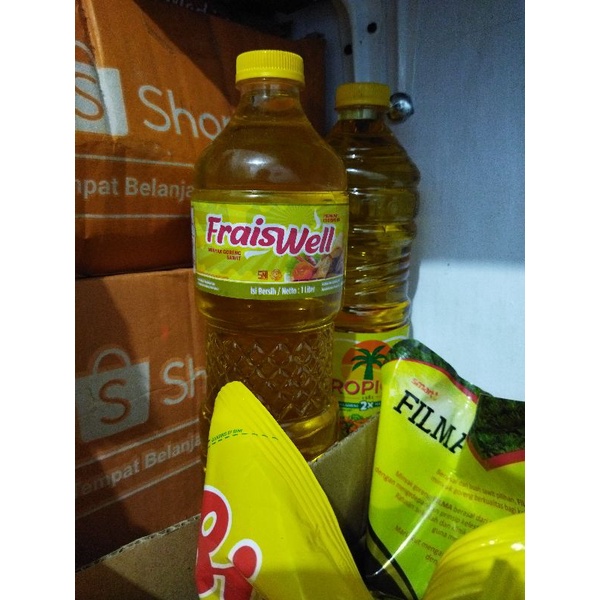 Jual Minyak goreng fraiswell tropical botol 1 liter 1L | Shopee Indonesia