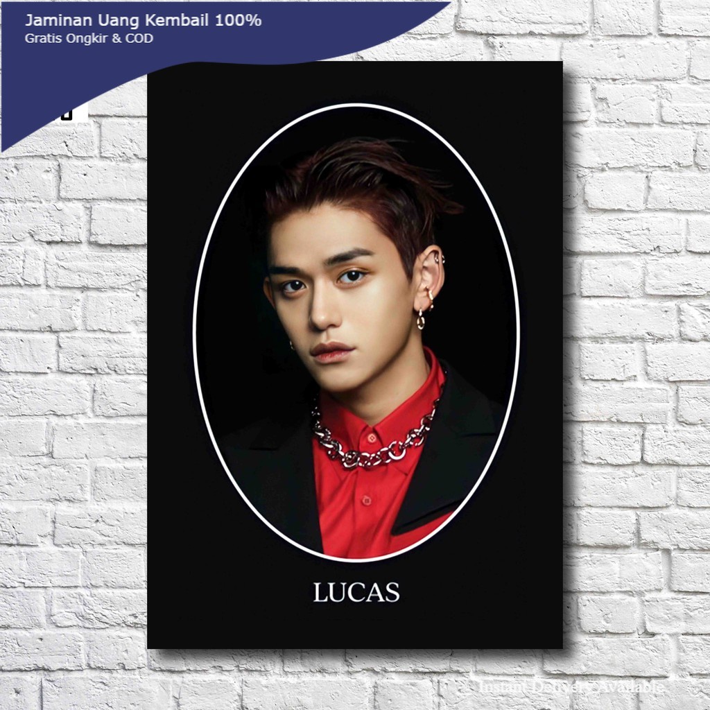 Jual Poster NCT Lucas Resonance Part 2 Frame Kayu Solid A3+ LCS012 ...