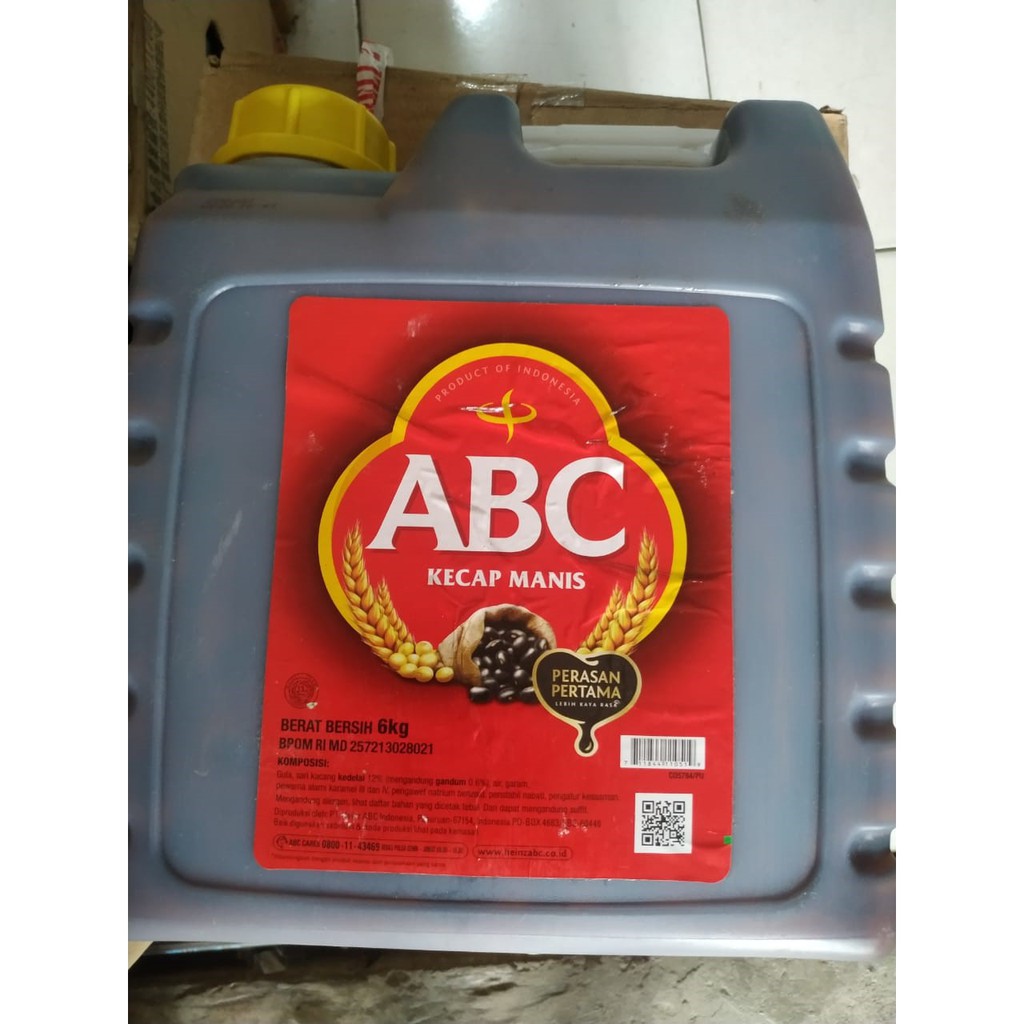 Jual ABC KECAP MANIS JERIGEN 6 KG | Shopee Indonesia