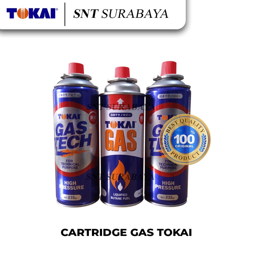 Jual Gas Las - Gas Tokai 235 Gram - Kaleng gas - Gas Las Portable ...