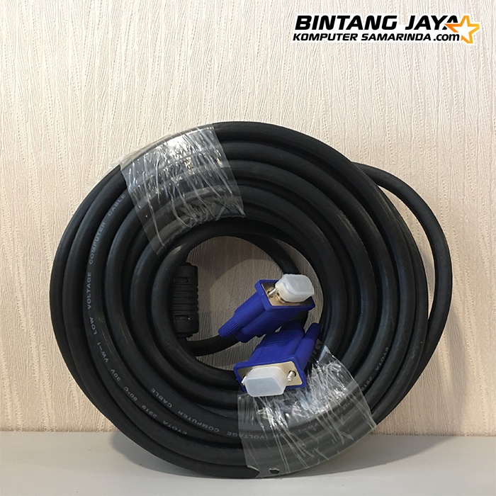 Jual Kabel VGA to VGA Male to Male Standard 10 Meter | Shopee Indonesia