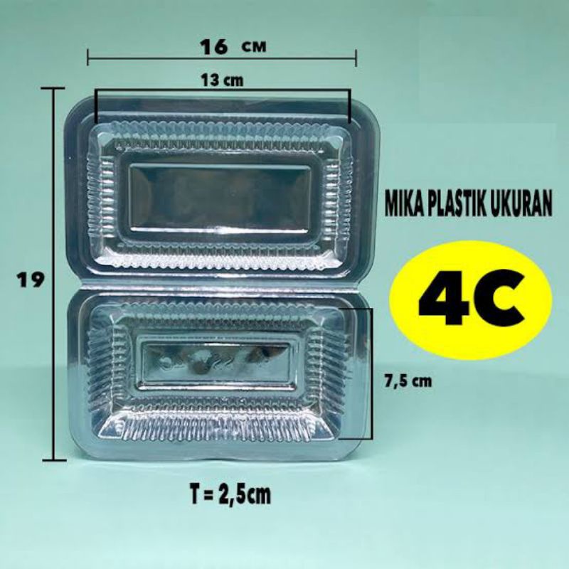 Jual Mika Kue mika nasi mika jajan isi 3 4C SSY tebal. 1pak (isi ...