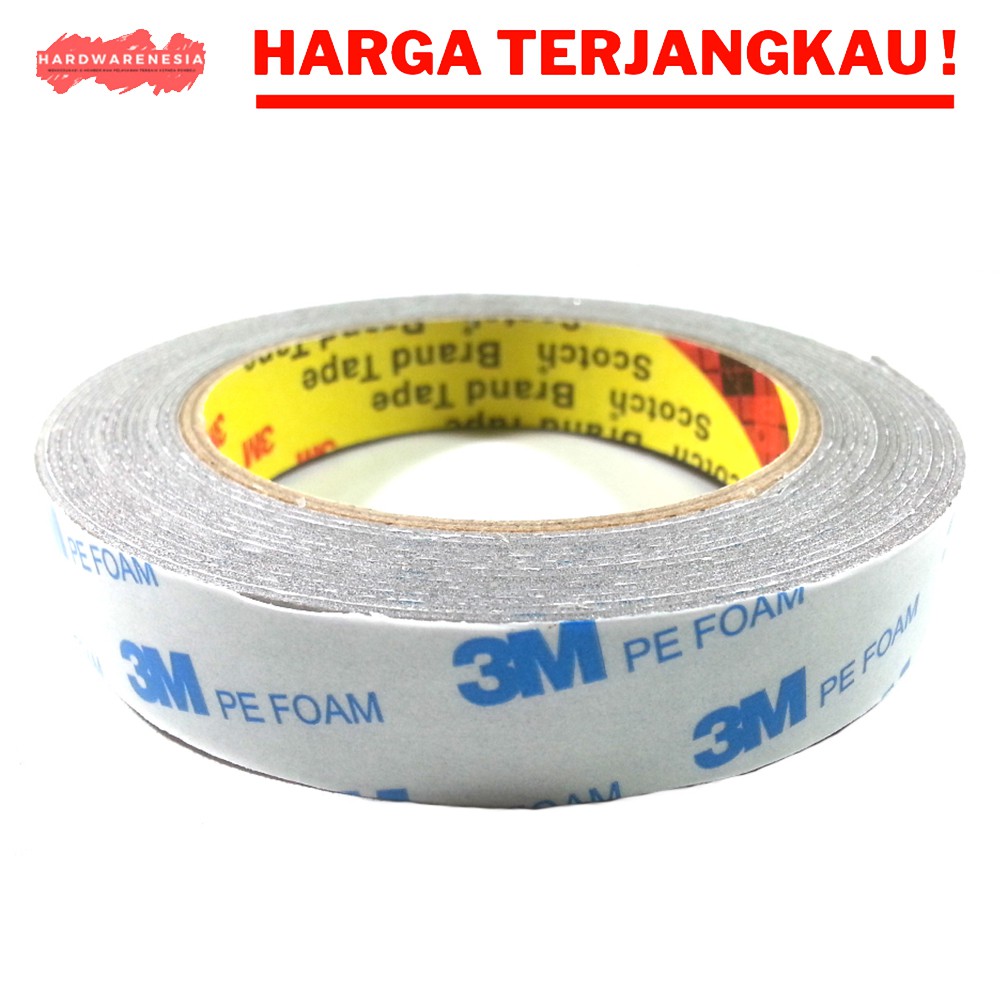 Jual 3M Double Tape 3M Biru PE Foam / Solasi BB Busa 20mm X 4.0 M Double Tape 3M Biru | Shopee ...