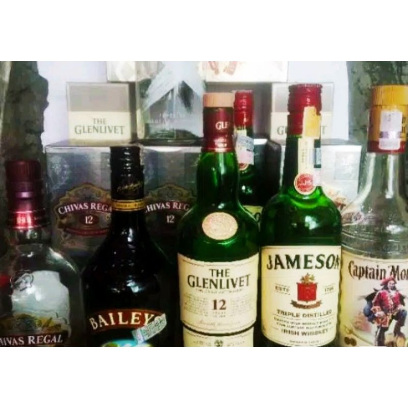 Jual BOTOL BEKAS MIRAS ANEKA MACAM MERK BOTOL MURAH PROMO FREE BUBBLE ...