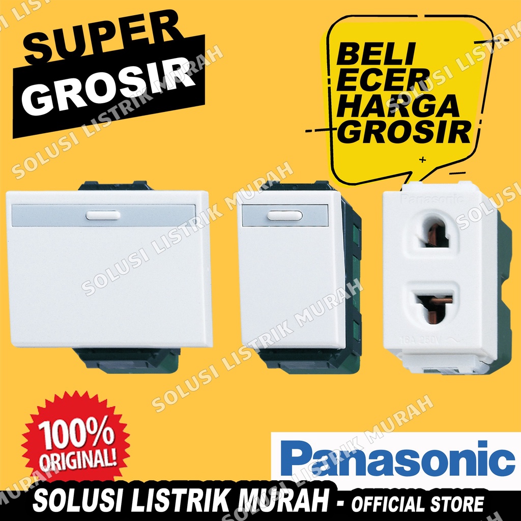 Jual Panasonic Mata Saklar / Mata Saklar Besar / Mata Stop Kontak ...