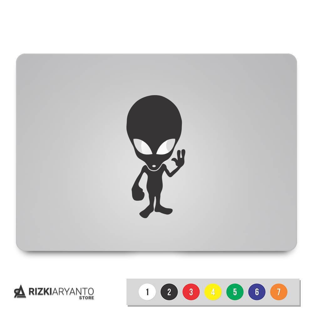 Jual Sticker - Stiker Alien Laptop Macbook | Shopee Indonesia