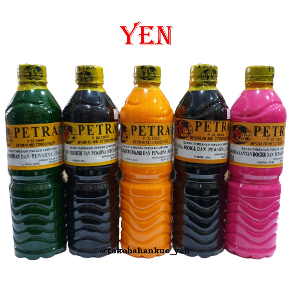 Jual Petra Perisa Pandan / Moka / Stroberi / Doger / Jagung 600ml ...