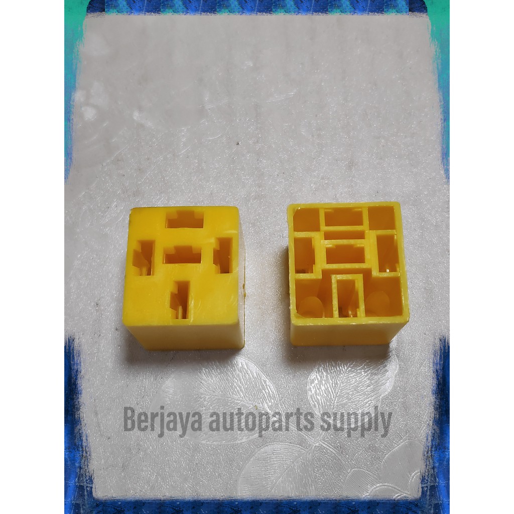 Jual Rumah Socket Relay Kosong Kaki Pin 4 / 5 Kuning | Shopee Indonesia
