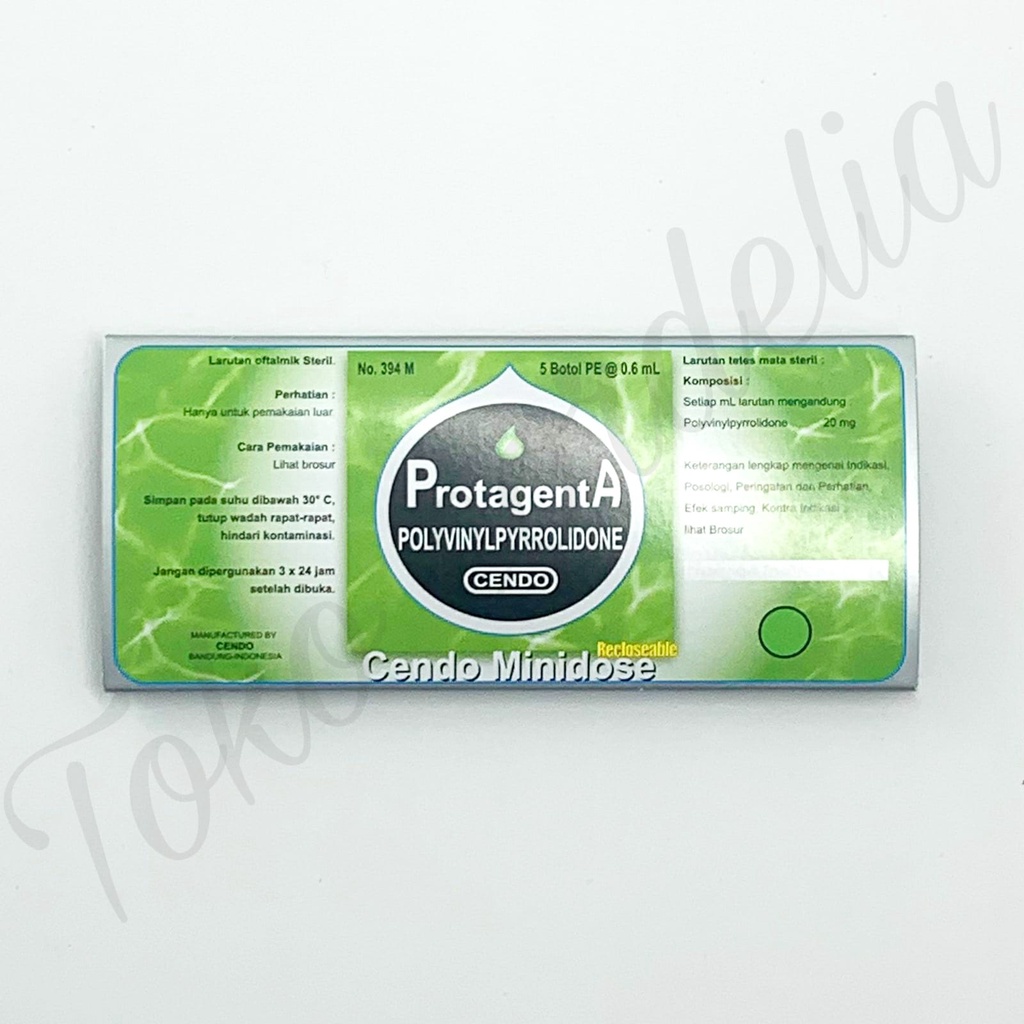 Jual Cendo Protagenta Minidose Isi 5 Tube @0.6ml - Tetes mata | Shopee ...