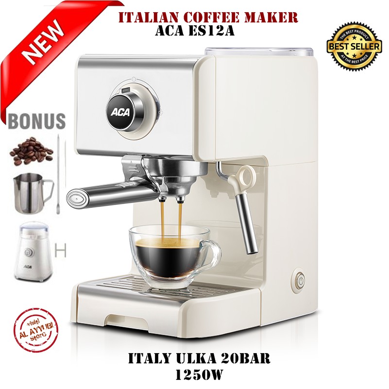Jual ACA ES12A Italian Coffee Maker MESIN KOPI Espresso coffee KF6002 ...