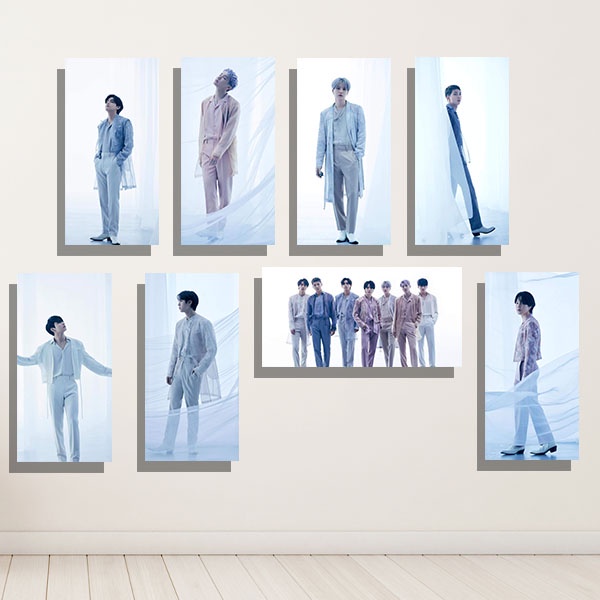 Jual Walldecor BTS Desain 02 - Hiasan Dinding BTS Butter 10x20cm ...