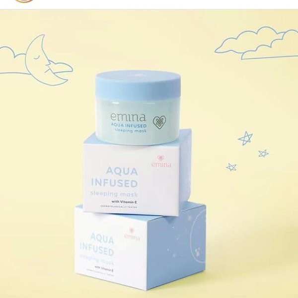 Jual Emina Aqua Infused Sleeping Mask 30gram | Shopee Indonesia