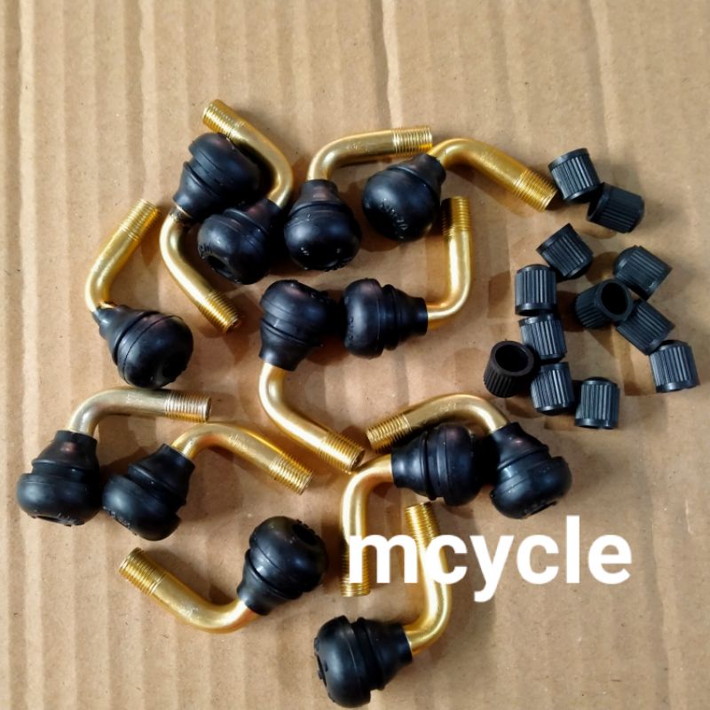 Jual Pentil bengkok ban tubless Selis sepeda listrik PVR 50 - PVR 70 (harga satuan) | Shopee ...