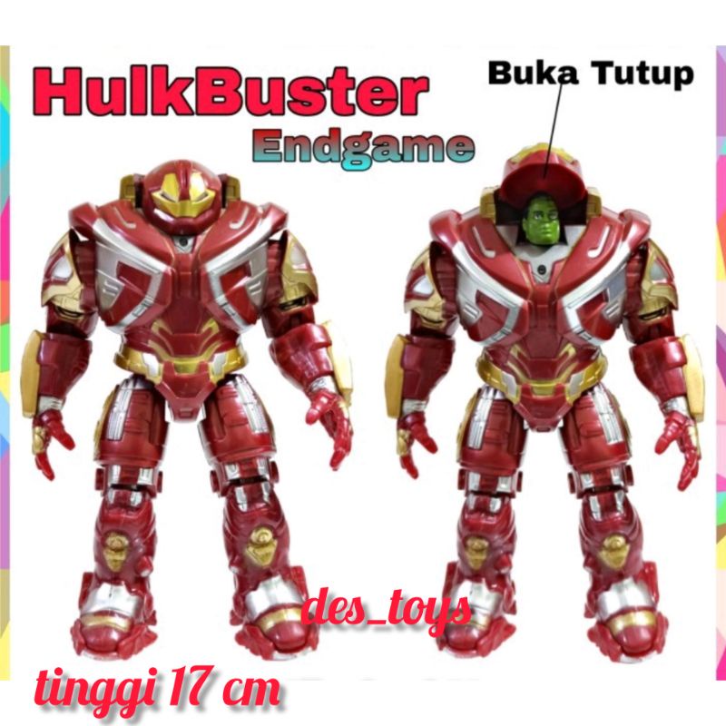 Jual MINIATUR MAINAN/ACTION FIGURE SUPERHEROES AVANGERS HULK BUSTER ...