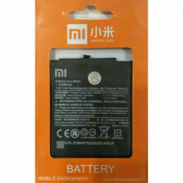 Jual Baterai Xiaomi BN34 Bat Redmi 5A Model Original | Shopee Indonesia