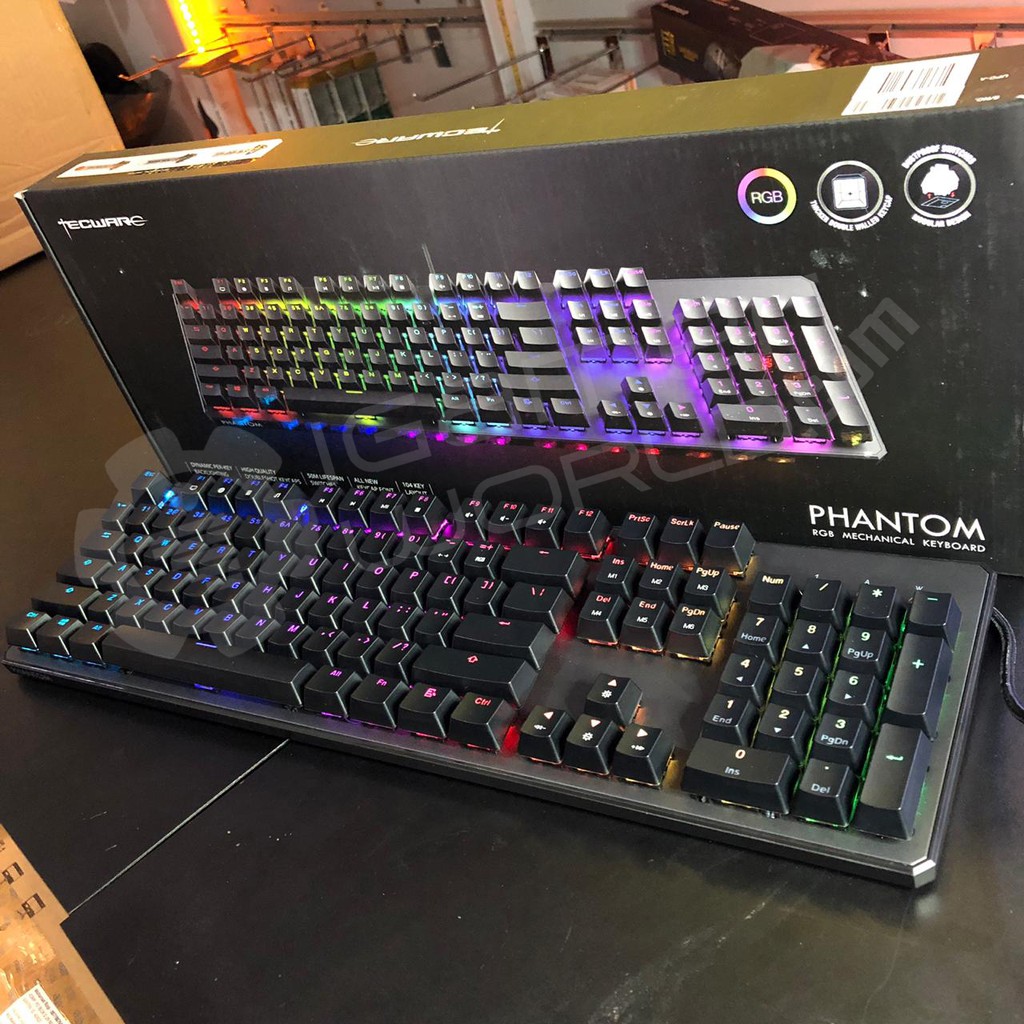 Jual Tecware Phantom 104 RGB Fullsize Mechanical Gaming Keyboard ...