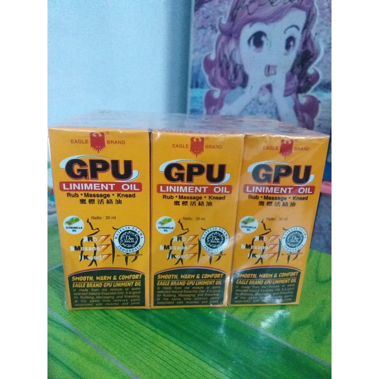 Jual Minyak GPU(minyak urut) 30ml | Shopee Indonesia