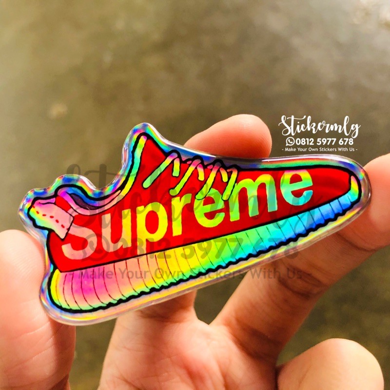 Jual STICKER TIMBUL EMBLEM SUPREME SEPATU | Shopee Indonesia