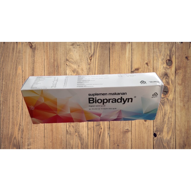 Jual BIOPRADYN SUPLEMEN MAKANAN TABLET PER BOX (ERLIMPEX) | Shopee ...