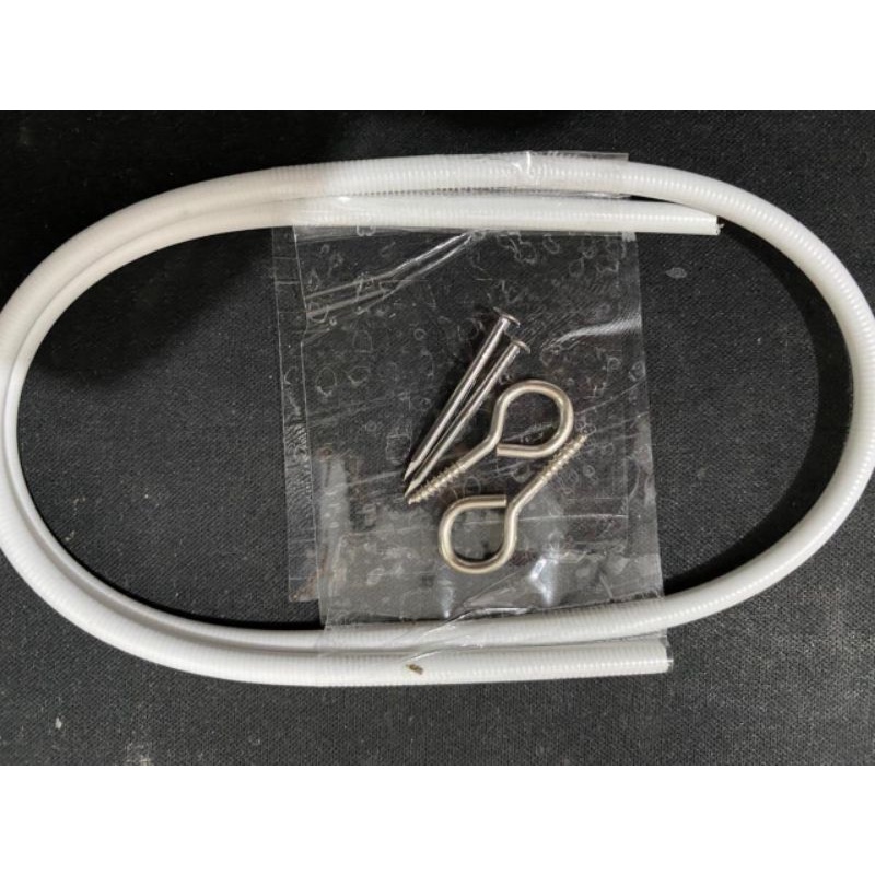 Jual Tali Kawat kabel spiral elastis gratis paku dan baut O | Shopee ...