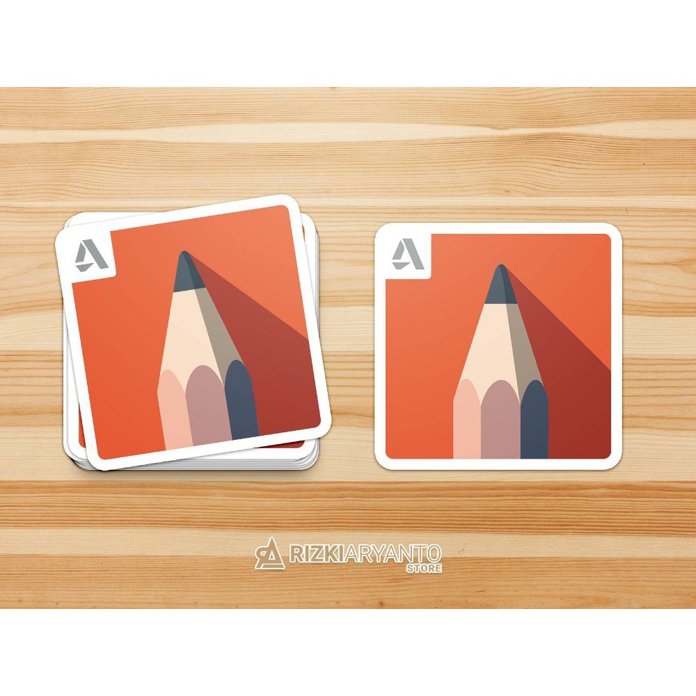 Jual Sticker - Stiker Logo Autodesk Sketchbook Pro untuk PC Laptop HP ...