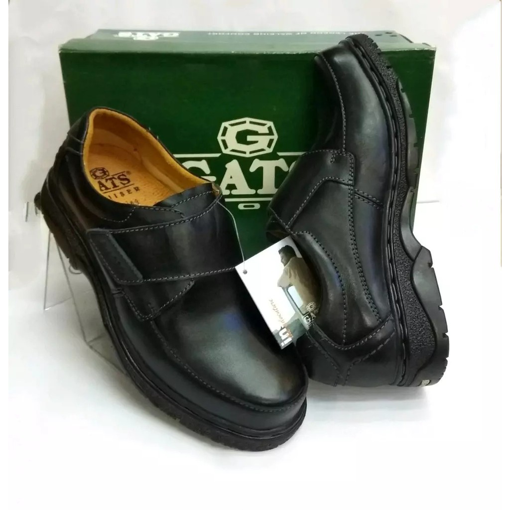 Jual Sepatu Formal Pria Sepatu Kulit Gats LE 0602 - Black | Shopee ...