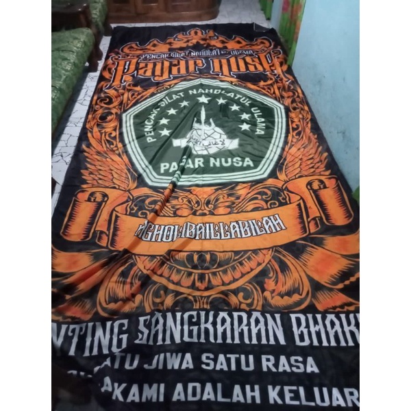 Jual BENDERA PAGAR NUSA CUSTOM FULL PRINT (Desain sesuai keinginan/bisa ...