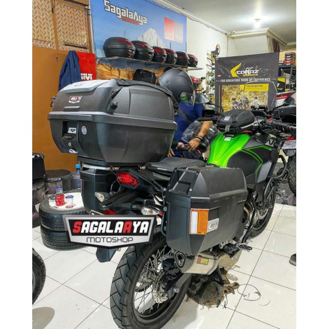 Jual Paket Full Box Givi E43 adv E43adv side box E23 E23ns SBL 2000 Versys 250 siap touring ...