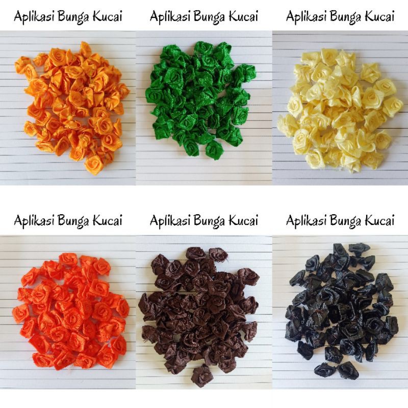 Jual Aplikasi Bunga Kucai Bunga Kain Ukuran Kecil | Shopee Indonesia
