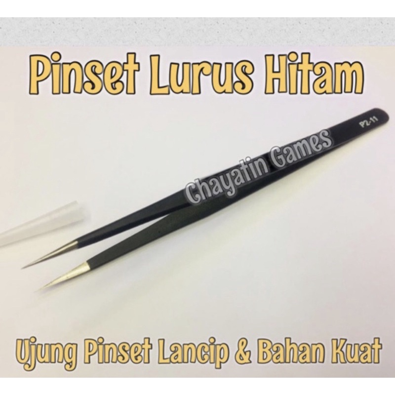 Jual PINSET LURUS TAJAM / PINGSET LURUS / PENJEPIT IC KOMPONEN | Shopee ...