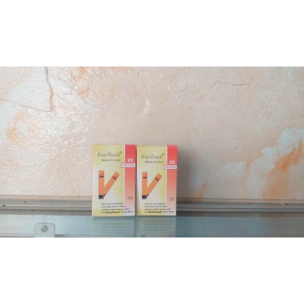 Jual Easy Touch Blood Uric Acid 25 test strips | Shopee Indonesia