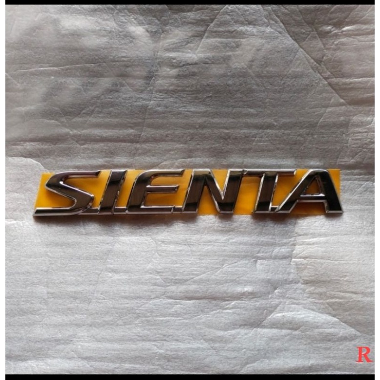 Jual EMBLEM ATAU LOGO TULISAN SIENTA ORIGINAL | Shopee Indonesia