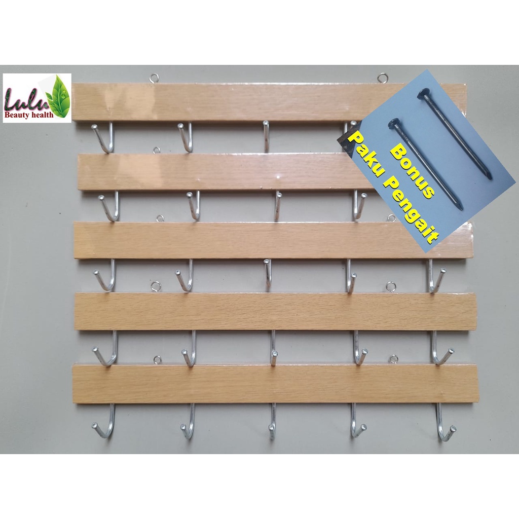 Jual Gantungan Baju Motif Kayu | Kapstok Motif Kayu | Capstok Motif ...