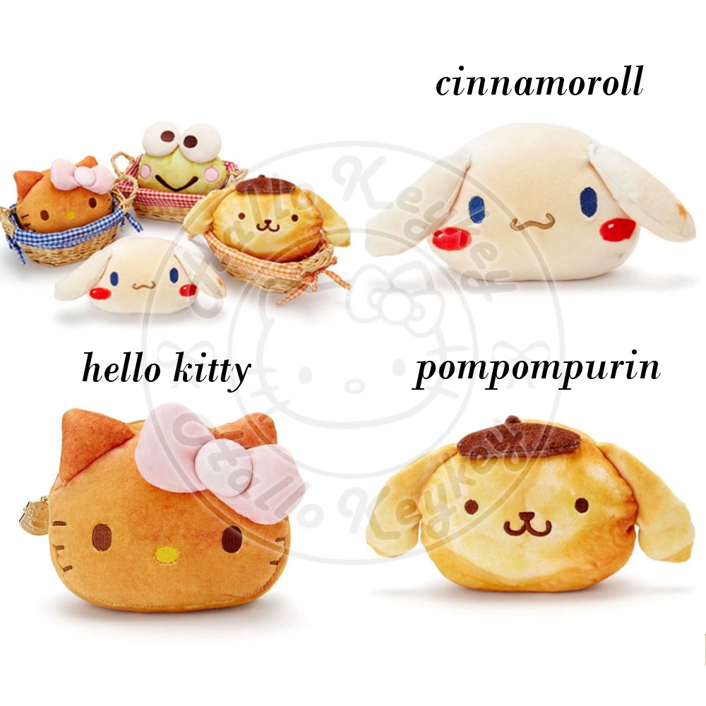 Jual dompet koin bentuk roti hello kitty cinnamoroll pompompurin ori ...