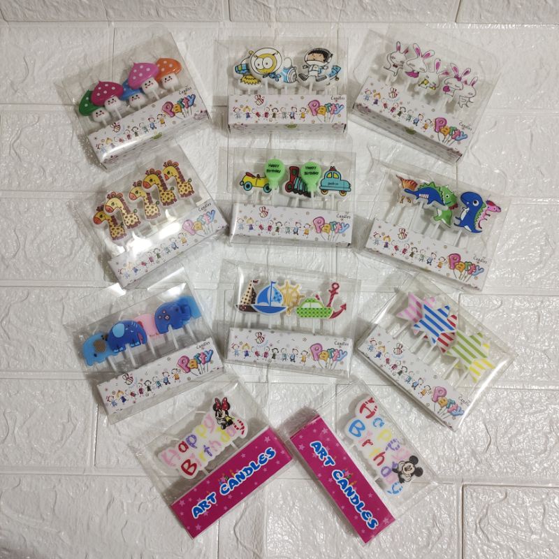 Jual Lilin Birthday Karakter set | Shopee Indonesia