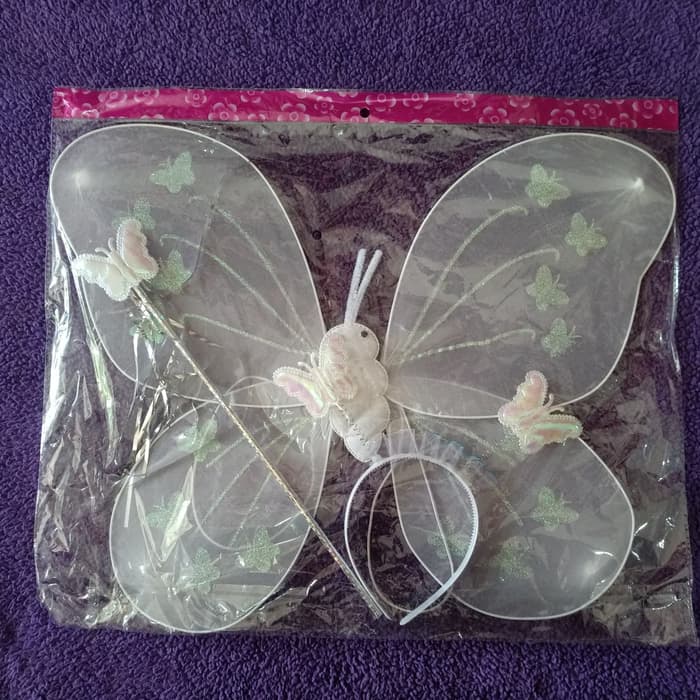 Jual SAYAP PERI + TONGKAT + BANDO MAINAN ANAK PEREMPUAN | Shopee Indonesia