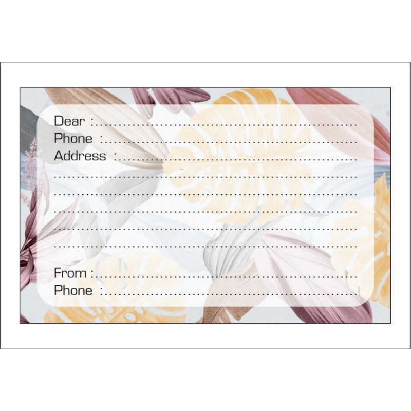 Jual sticker pengiriman olshop custom | Shopee Indonesia