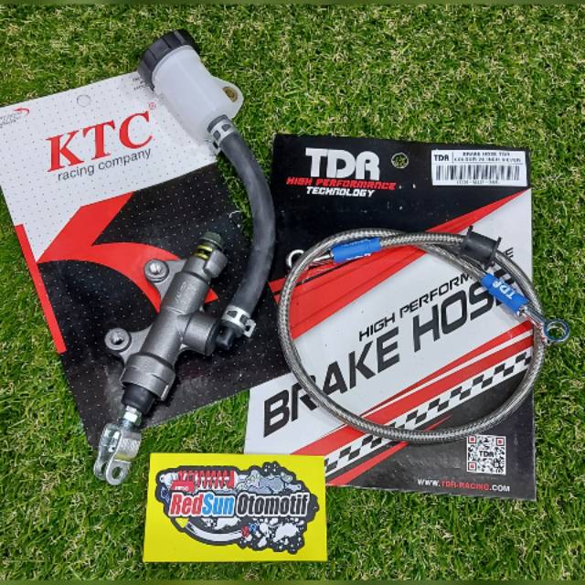 Jual Master rem belakang KTC + selang rem TDR Xabre vixion R Mx king new Verza Sonic satria fu ...