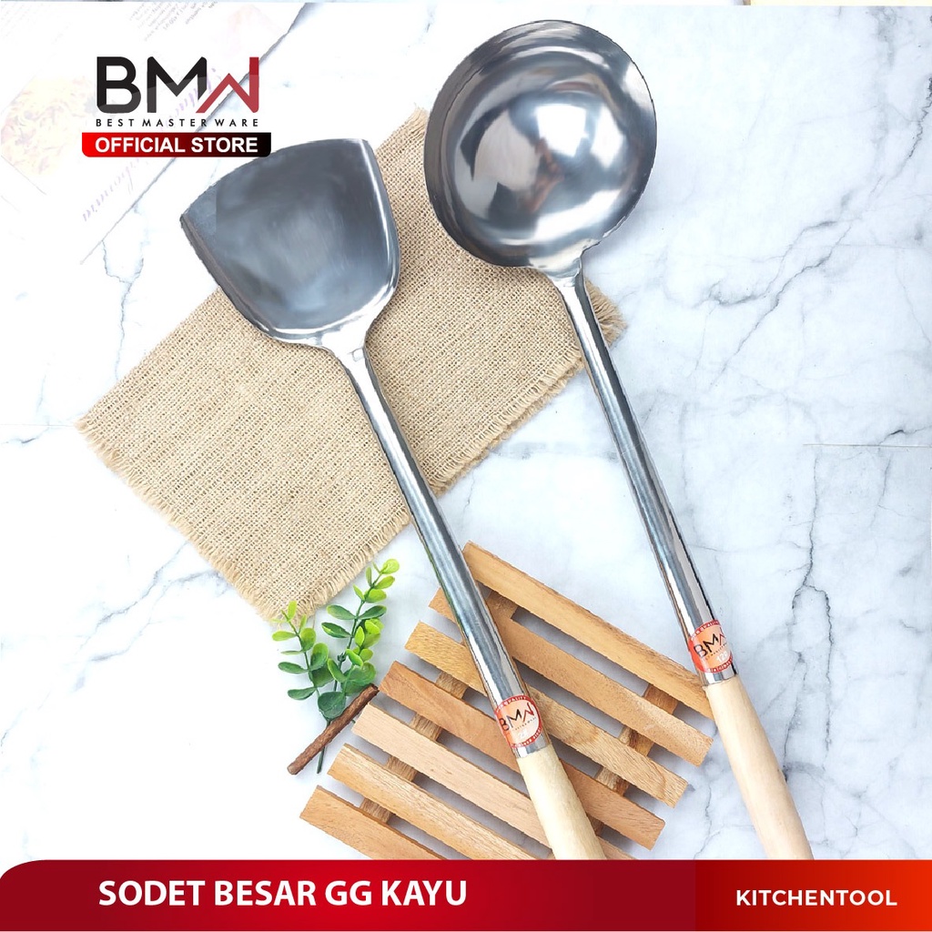 Jual BMW KitchenWare - Sodet Penggorengan Stainless Steel Panjang Tebal ...