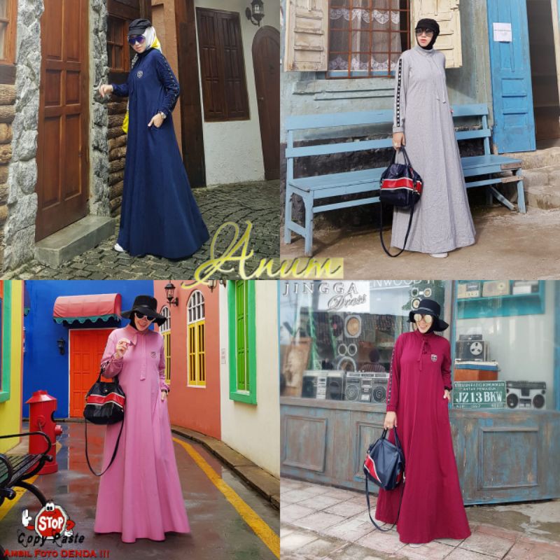 Jual jingga dress original produk Anum | Shopee Indonesia