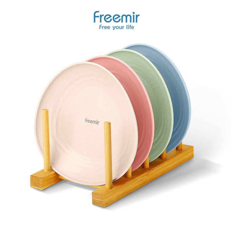 Jual Freemir Set 4 pcs Piring Telur 16cm Piring Makan Oval Wheat Straw ...