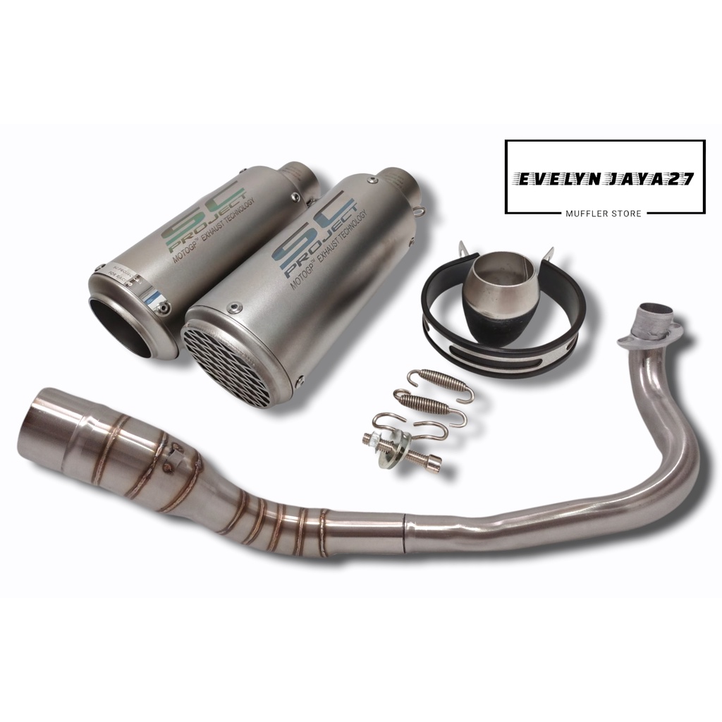 Jual KNALPOT SC PROJECT CR-T IMPORT TAIWAN NMAX AEROX ADV PCX XMAX ...